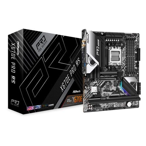 Buy ASRock X670E PRO RS AM5 DDR5 AMD Ryzen 7000 X670E ATX Motherboard ...